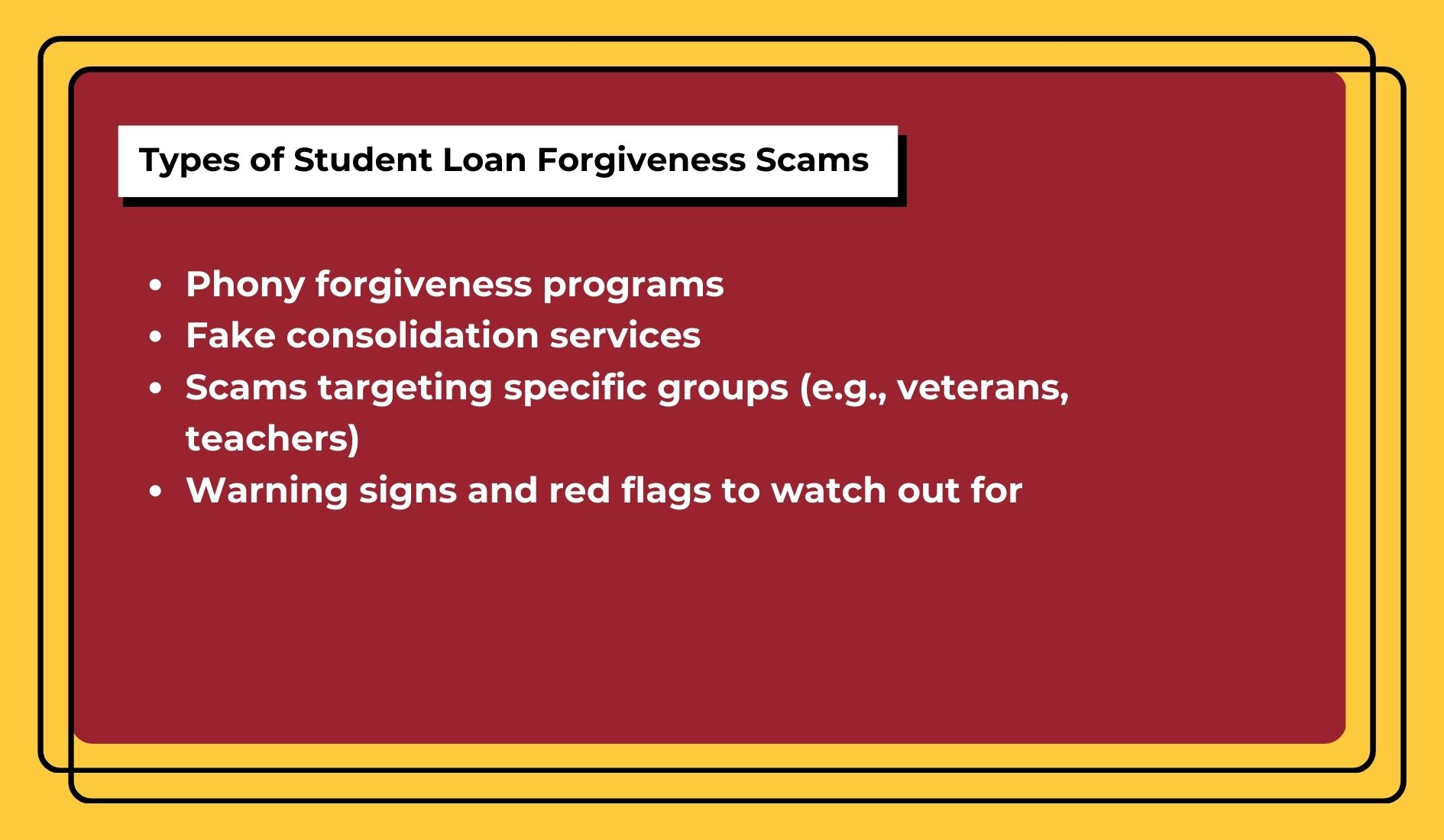 Student Loan Forgiveness Scams: Beware